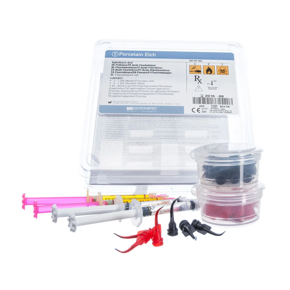 Ultradent Porcelain Etch Kit (fluorivetyhappo 9%/silaani) 1 x 1 pakk — FI1