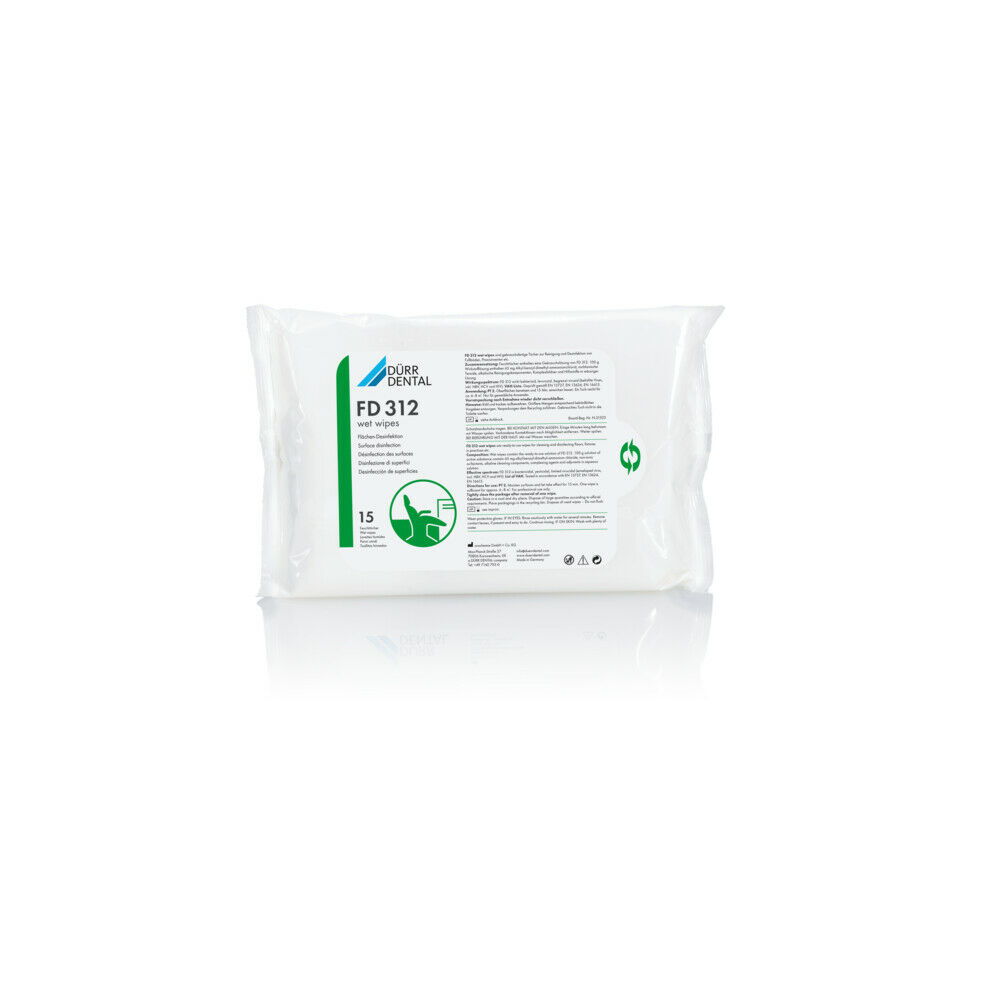 FD 312 Wipes pintojen desinfiointiaine Flat pack 1 x 15 kpl — FI1