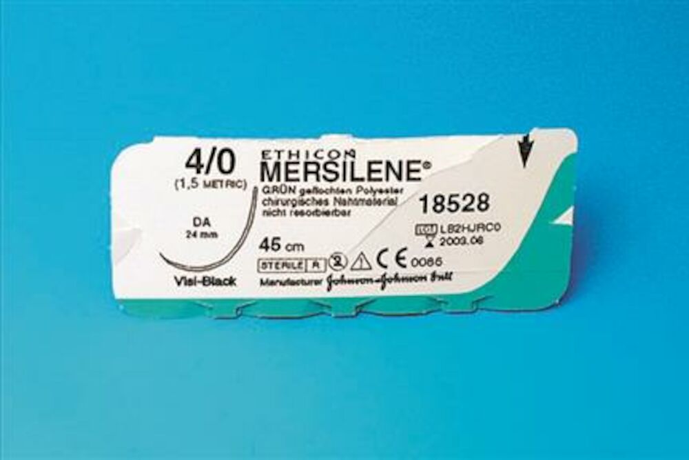 Mersilene 4-0, DA VB resorboitumaton 45cm vihreä 12 x 1 kpl — FI1