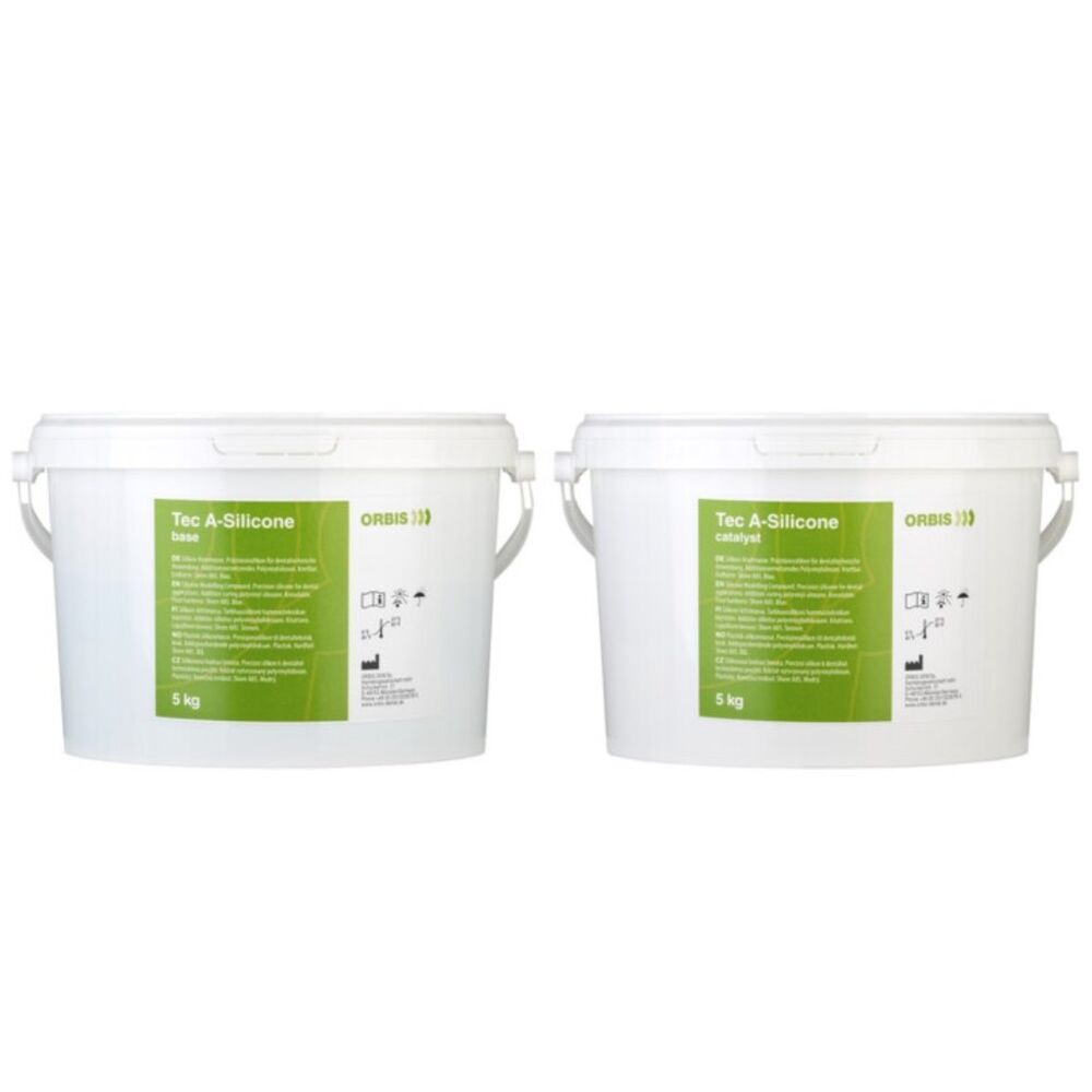 ORBIS Tec A-silikoni putty base+catalyst (extraoraalinen) 2 x 5 kg — FI1