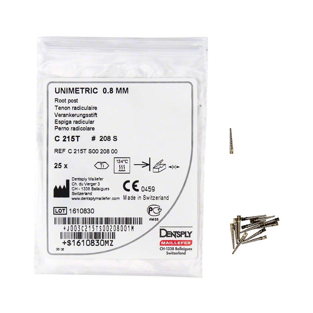Unimetric nasta 215T/208S 1 x 25 kpl — FI1