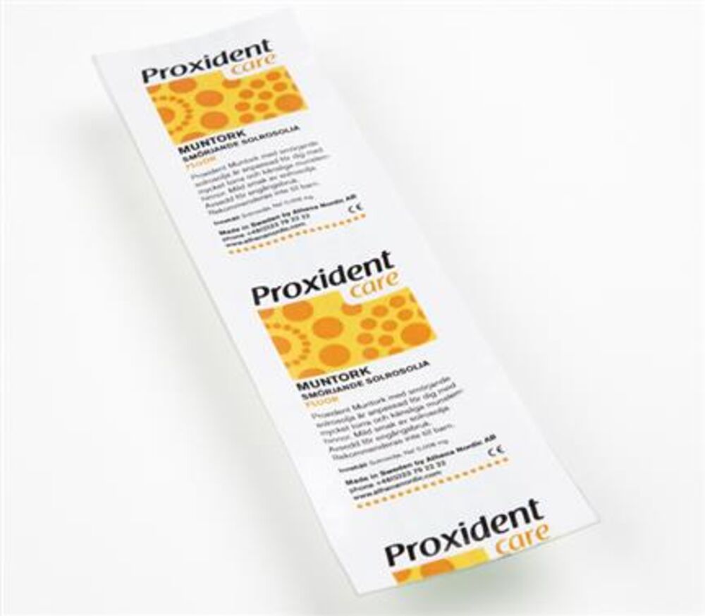 Proxident Oral wipe -voitelupyyhkeet, auringonkukkaöljy 12 x 2 kpl — FI1