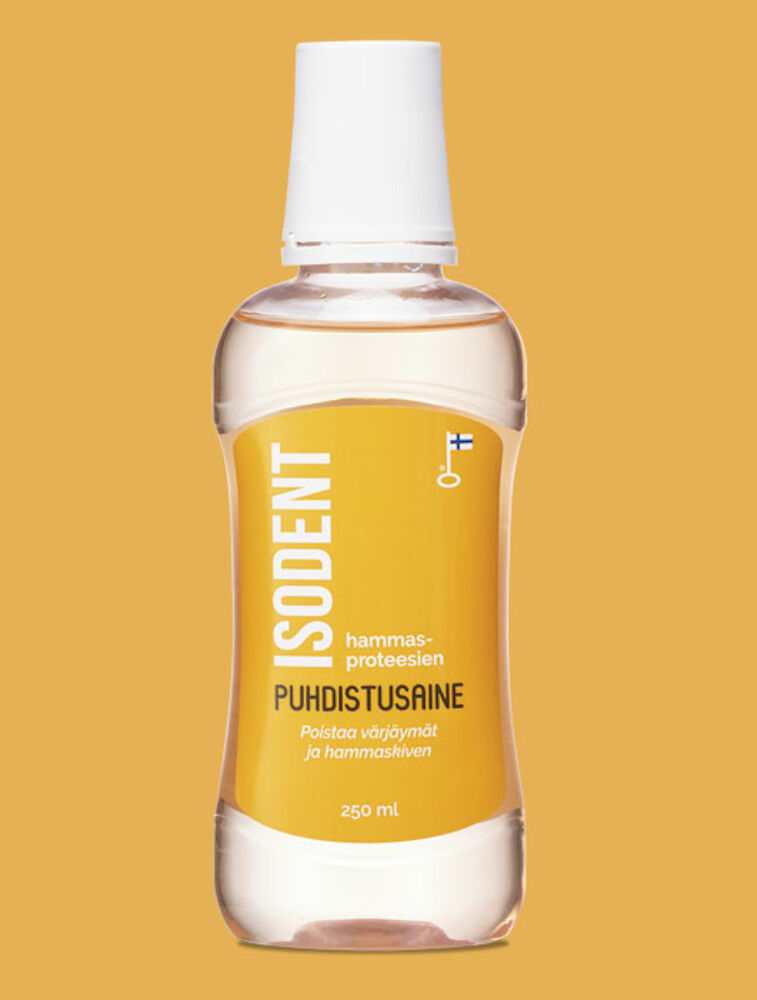 Isodent hammasproteesien puhdistusaine 1 x 250 ml — FI1