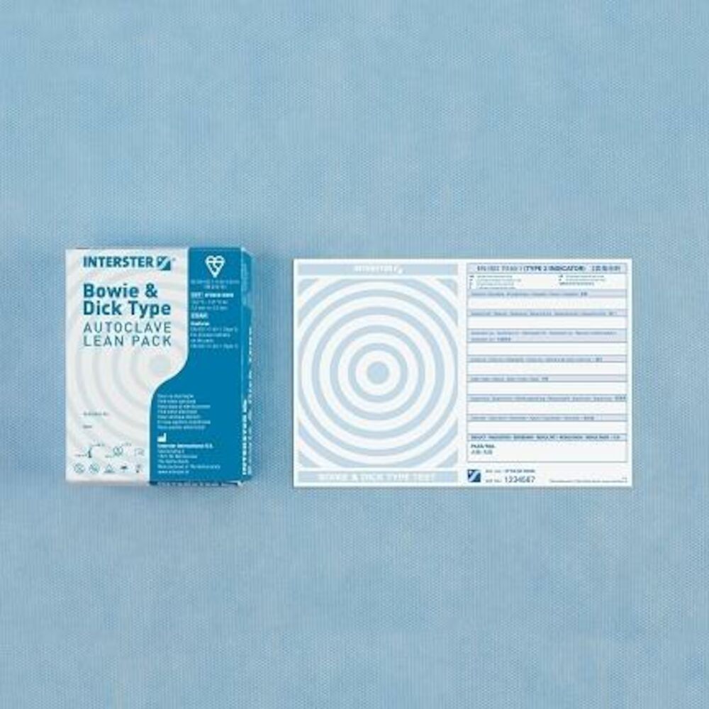 Indicator BowieDick Autoclave Lean Pack pkg of 1 x 20 each — FI1