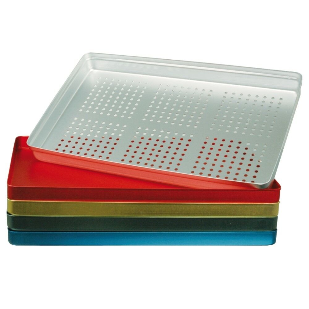 ORBIS Tarjotin alumiinia perforoitu sininen 28x18 1 x 1 kpl — FI1