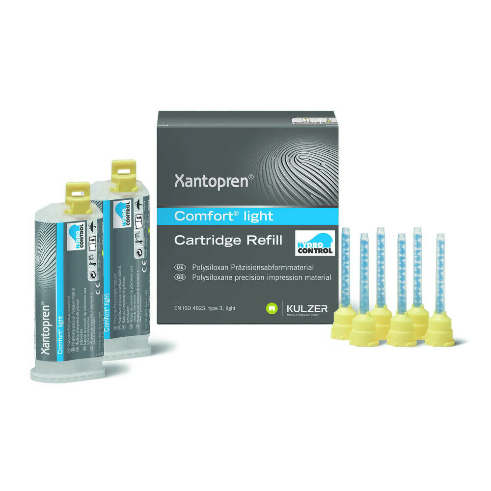 Xantopren Comfort Light patruuna 4:1, sininen 2 x 50 ml — FI1