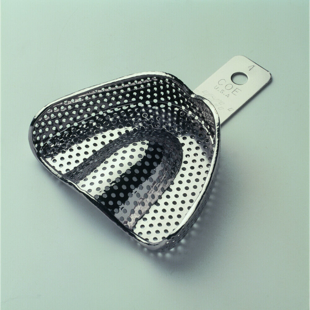 Jäljennöslusikka perforoitu Coe ylä 4, M retentiolla 1 x 1 kpl — FI1